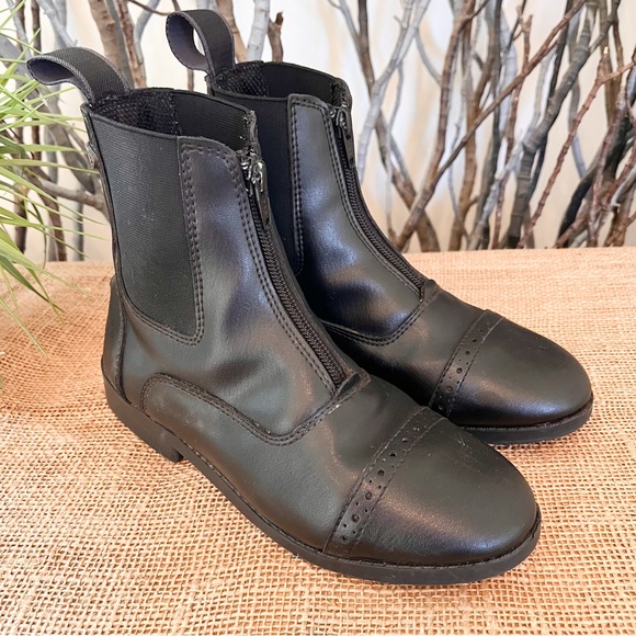 Equistar | Shoes | Equistar Kids Equestrian Zip Front Paddock Boots ...
